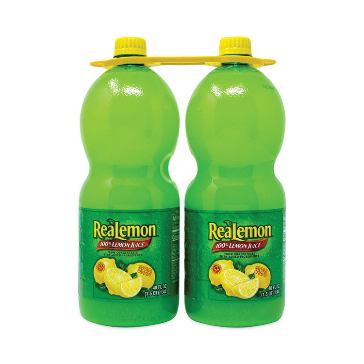 ReaLemon® 100% Lemon Juice from Concentrate, 48 oz Bottle, 2/Carton, S ...