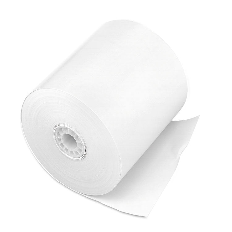 Iconex™ ICX90740097 Impact Bond Paper Rolls, 3" x 150 ft, White, 50 ...