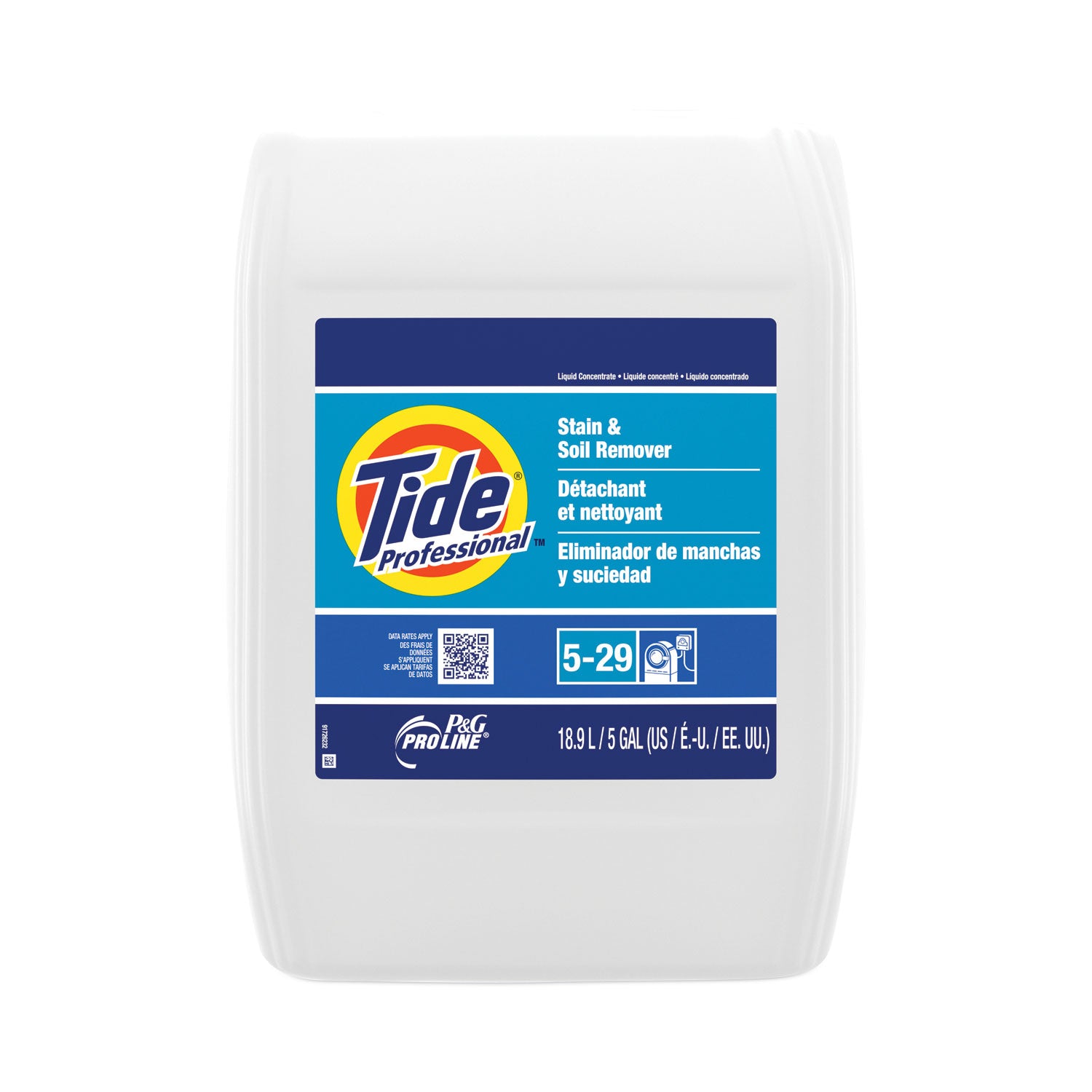 P&G Pro Line Tide Professional Stain & Soil Remover, 5 gal Pail (PPL39 ...