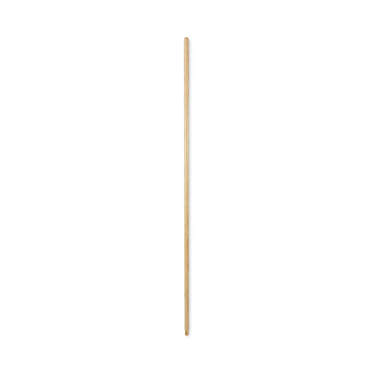 Boardwalk® BWK121 Threaded End Broom Handle, Lacquered Hardwood, 0.94 ...