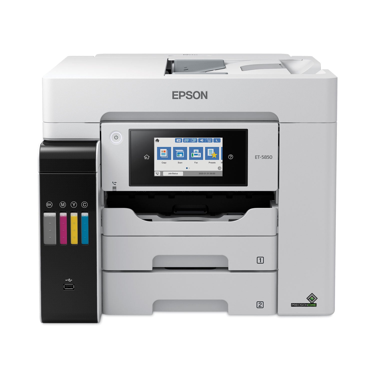 Epson® EcoTank Pro ET-5850 All-in-One Supertank Printer, Copy/Fax/Prin ...