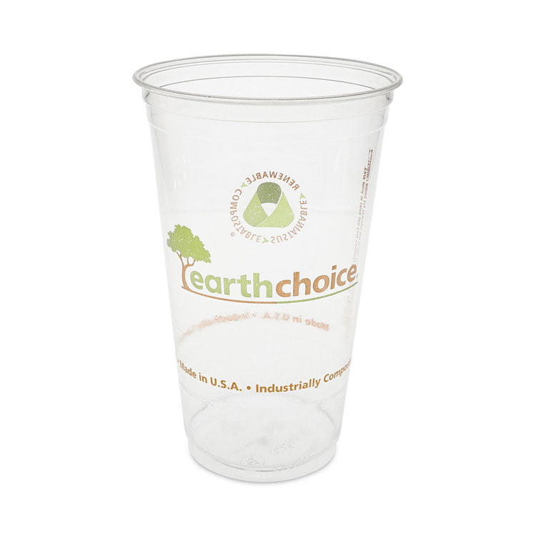 Pactiv Evergreen PCTYPLA24CEC EarthChoice Compostable Cold Cup, 24 oz ...