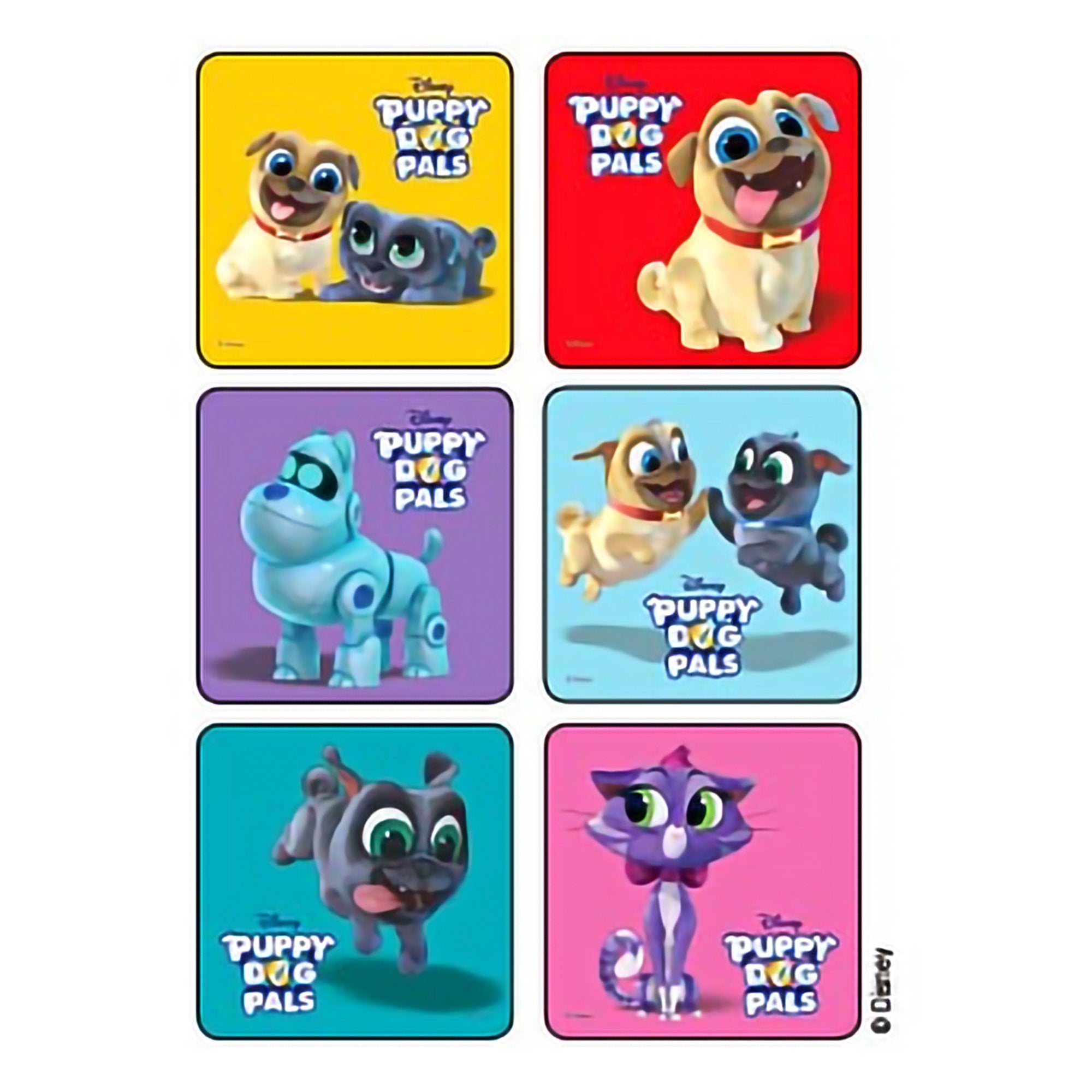 Kids Love Stickers® 75 per Pack Puppy Dog Pals Sticker 2-1/2 Inch (110 ...