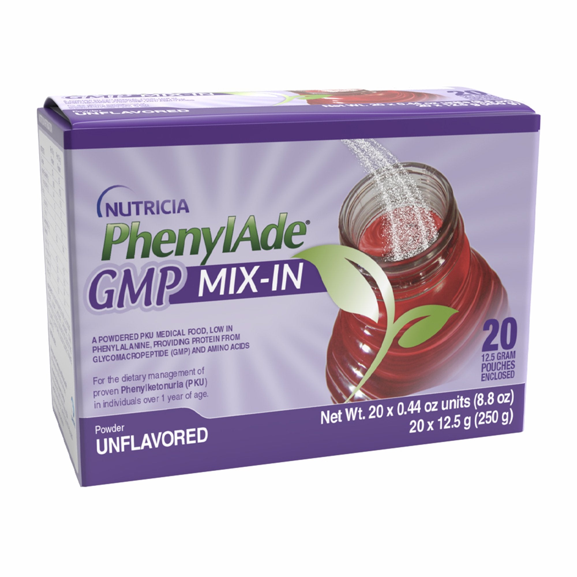 PhenylAde® GMP Mix-In Oral Supplement Unflavored Powder 12.5 Gram Indi ...