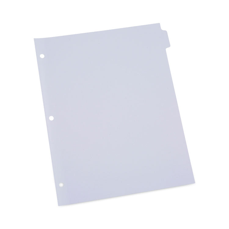 Universal® UNV20845 Self-Tab Index Dividers, 8-Tab, 11 x 8.5, White, 24 ...