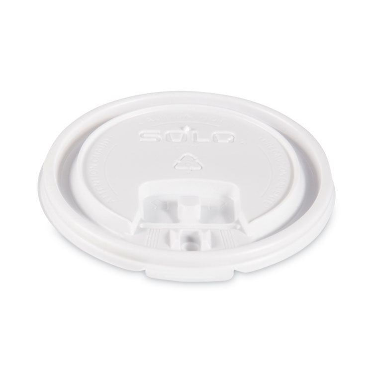 SOLO® SCCLB3101 Lift Back and Lock Tab Lids for Paper Cups, Fits 10 oz ...