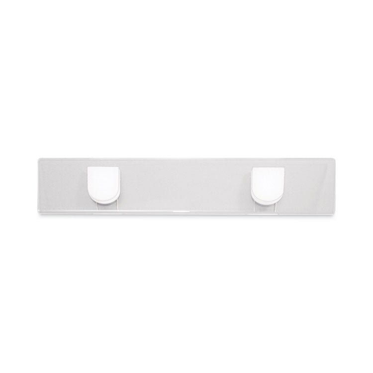 Advantus AVT75318 Panel Wall Sign Name Holder, Acrylic, 9 x 2, Clear ...