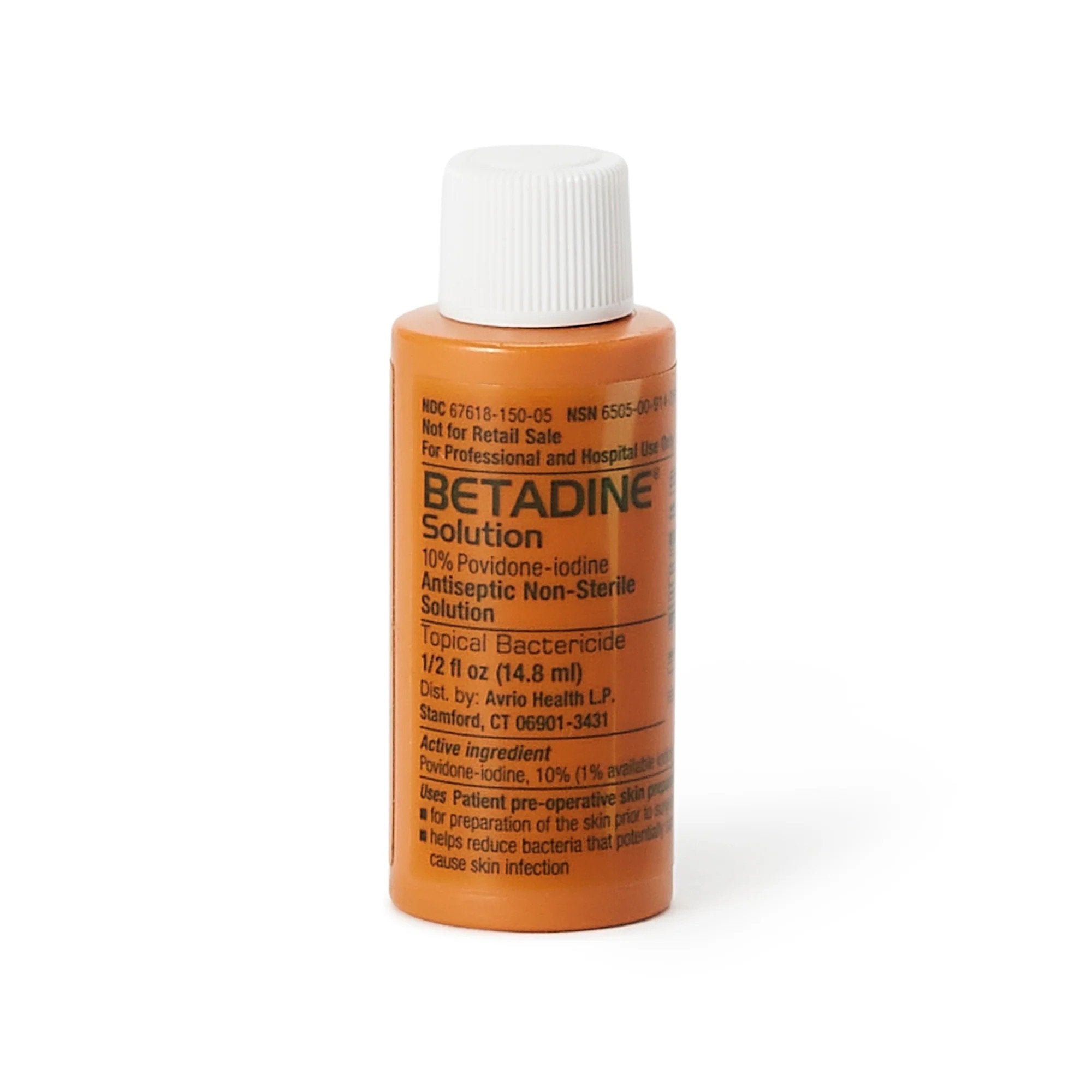Betadine® Skin Prep Solution 1/2 oz. Bottle 10% Strength Povidone-Iodi ...