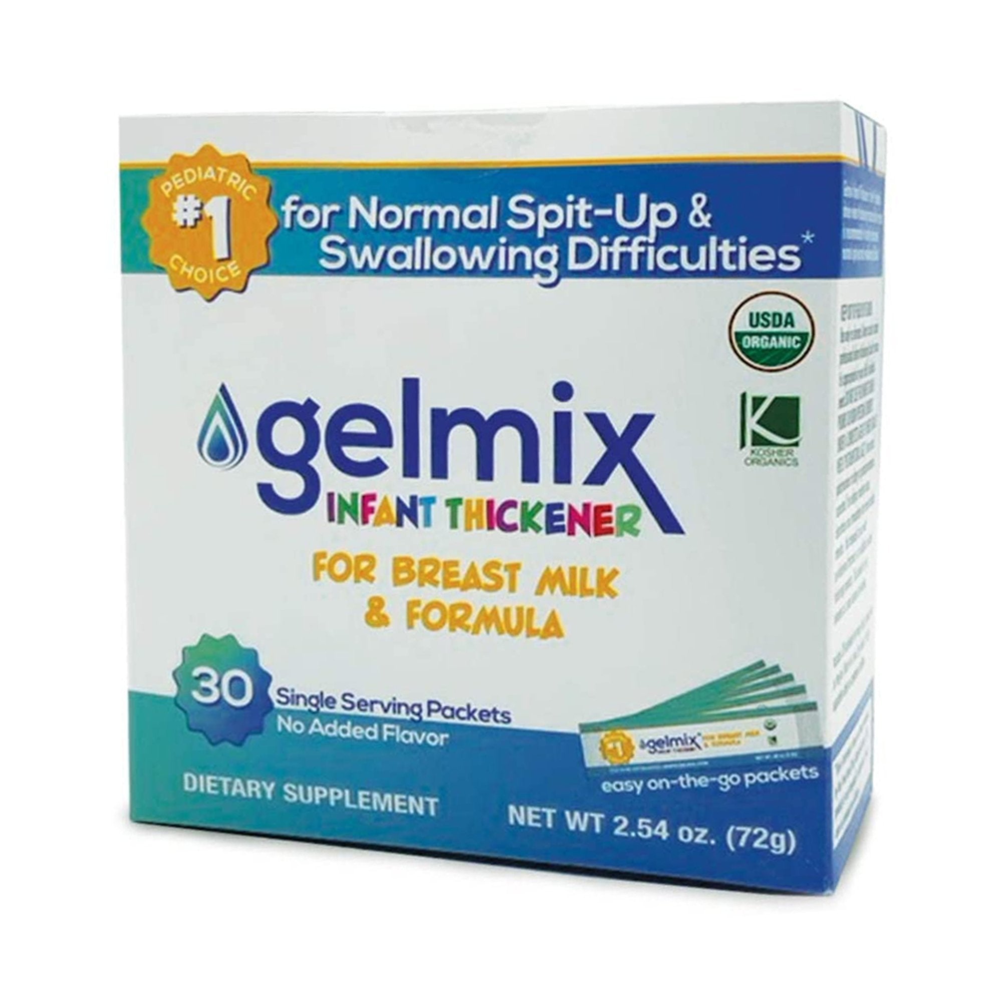 Gelmix® Infant Formula and Breast Milk Thickener 2.4 Gram Individual P ...