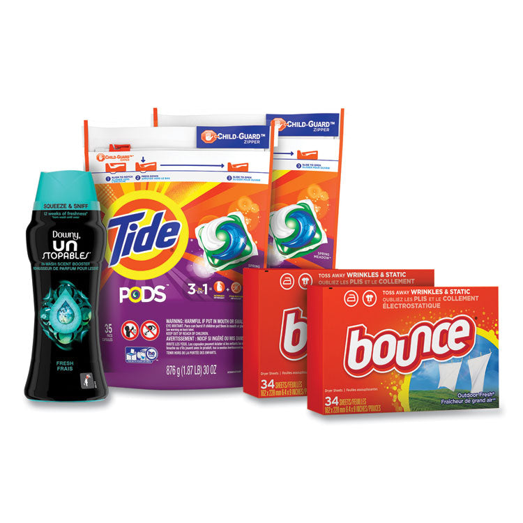 Tide® PGC12777 Better Together Laundry Care Bundle, (2) Bags Tide Pods ...