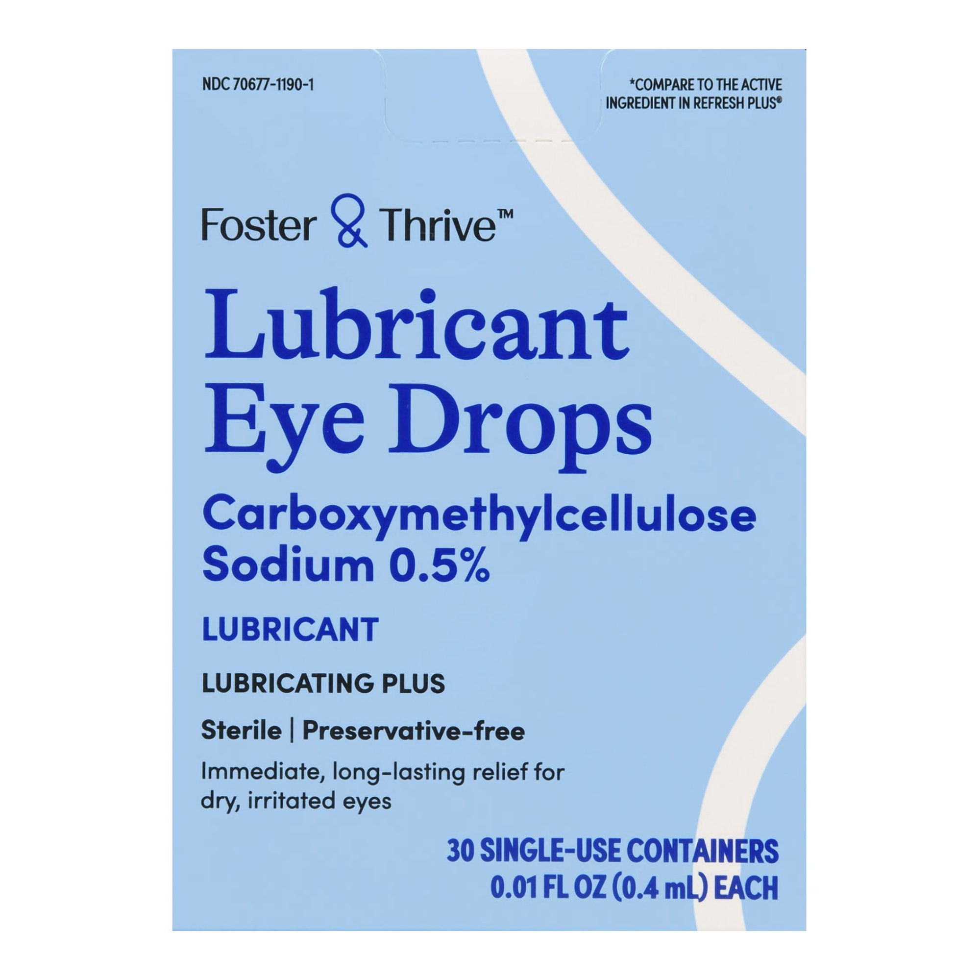 Foster & Thrive™ Eye Lubricant 0.01 oz. Eye Drops (1244998_EA) 1/EA ...