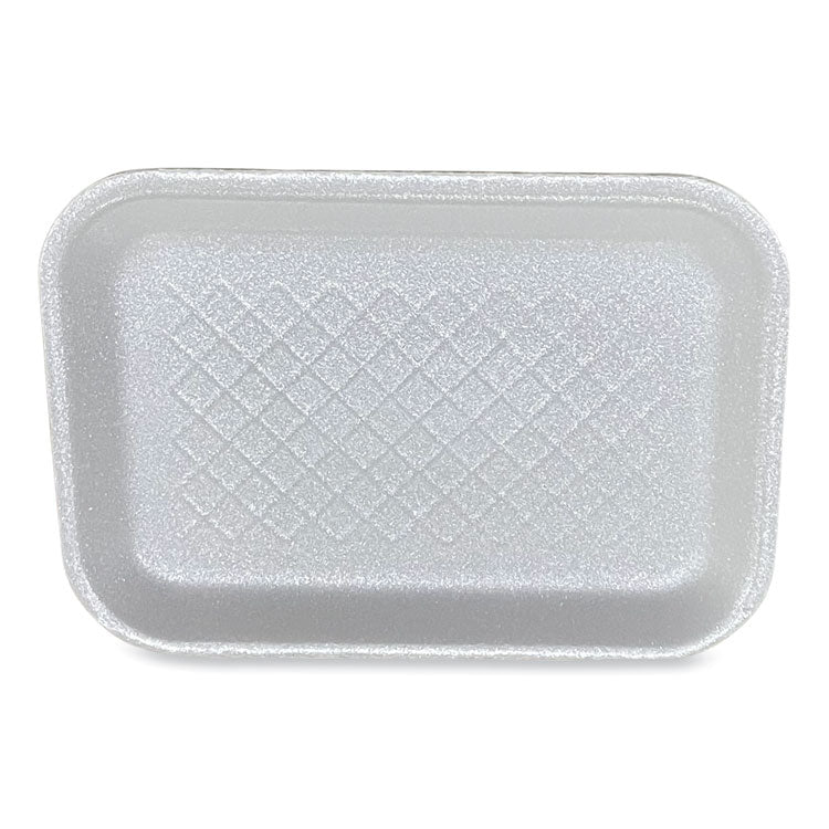 GEN GEN2SWH Meat Trays, #2S, 8.5 x 6 x 0.7, White, 500/Carton ...