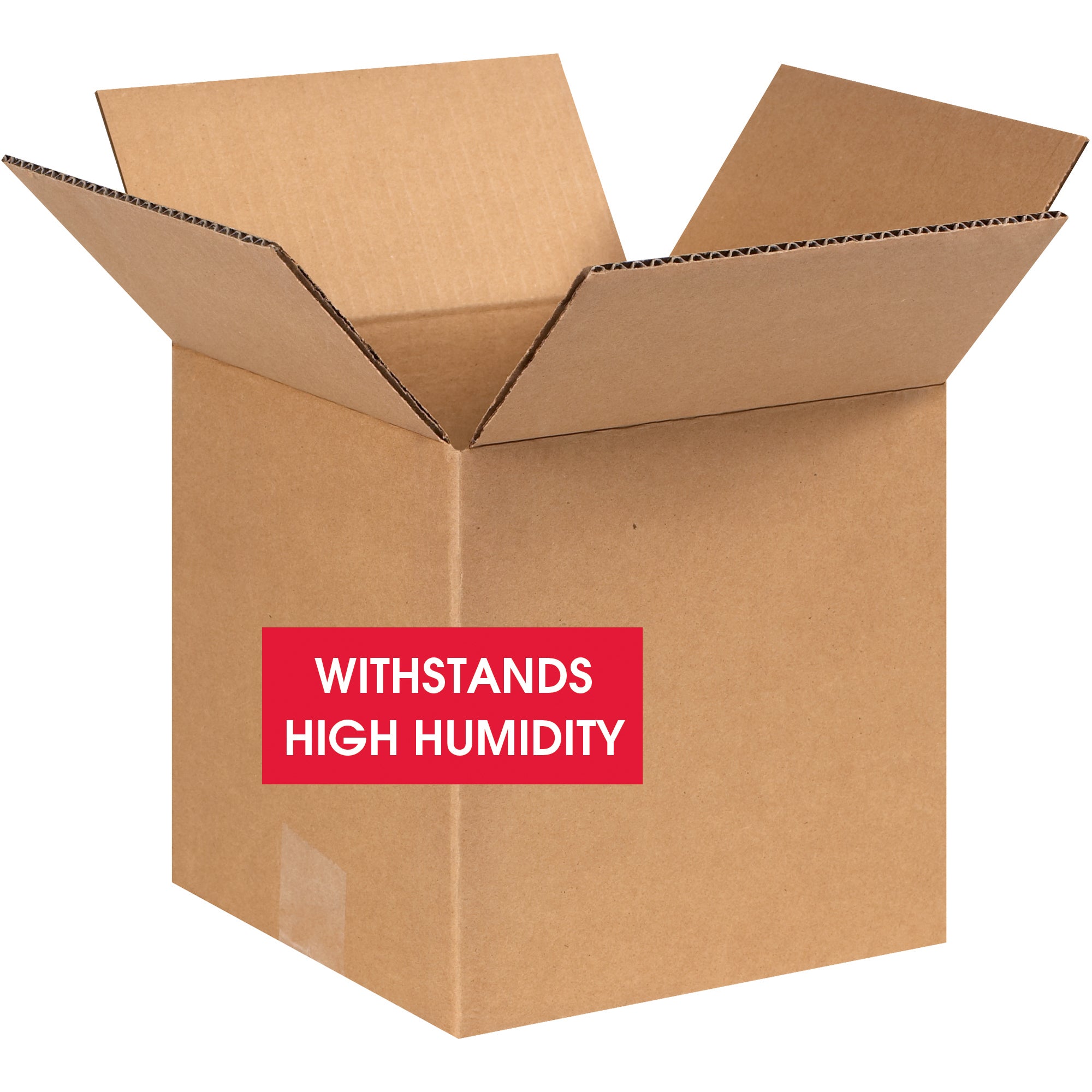 8 x 8 x 8" W5c Weather-Resistant Corrugated Boxes (888W5C) Bundle Of 2 ...