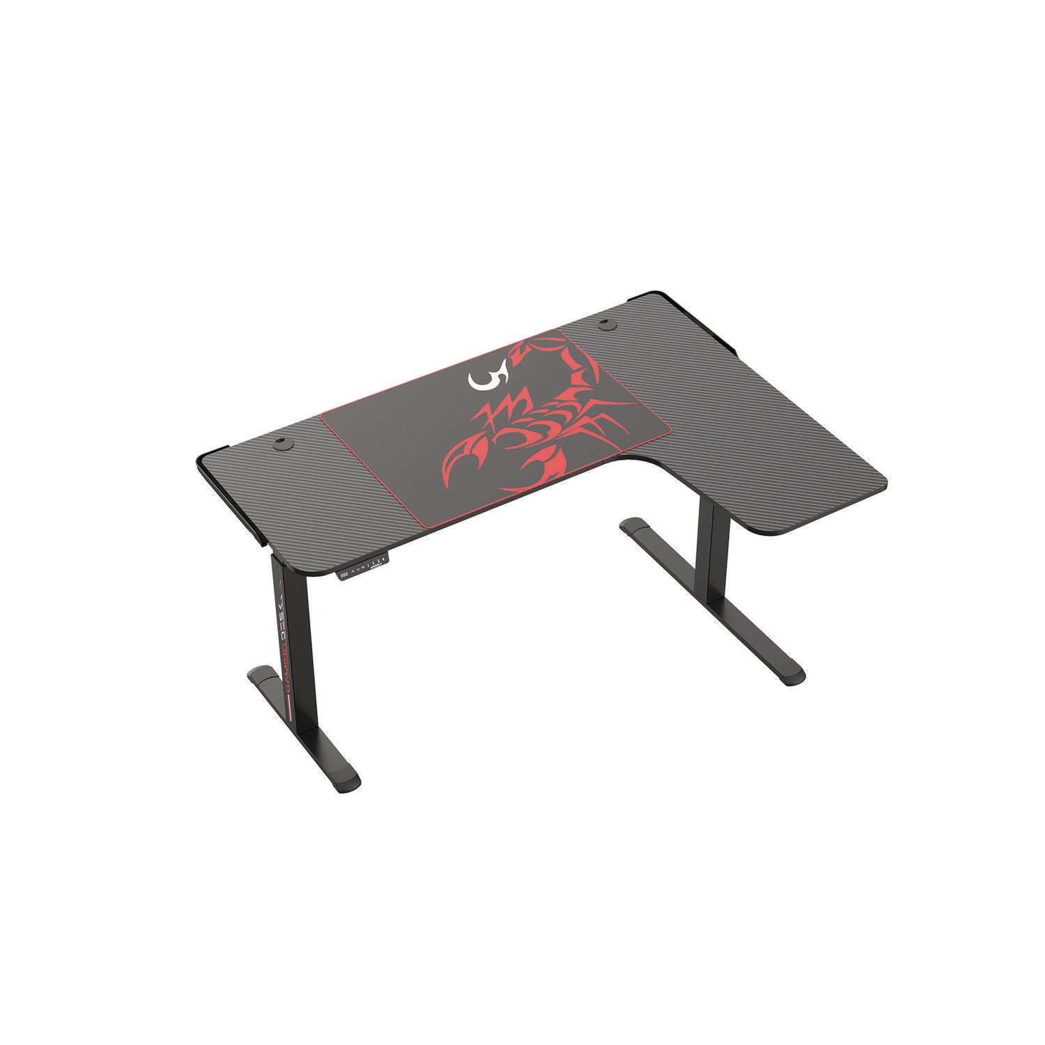 Eureka Ergonomic® L-Shaped Standing Desk, Right Desk, 60" x 43.69" x 2 ...