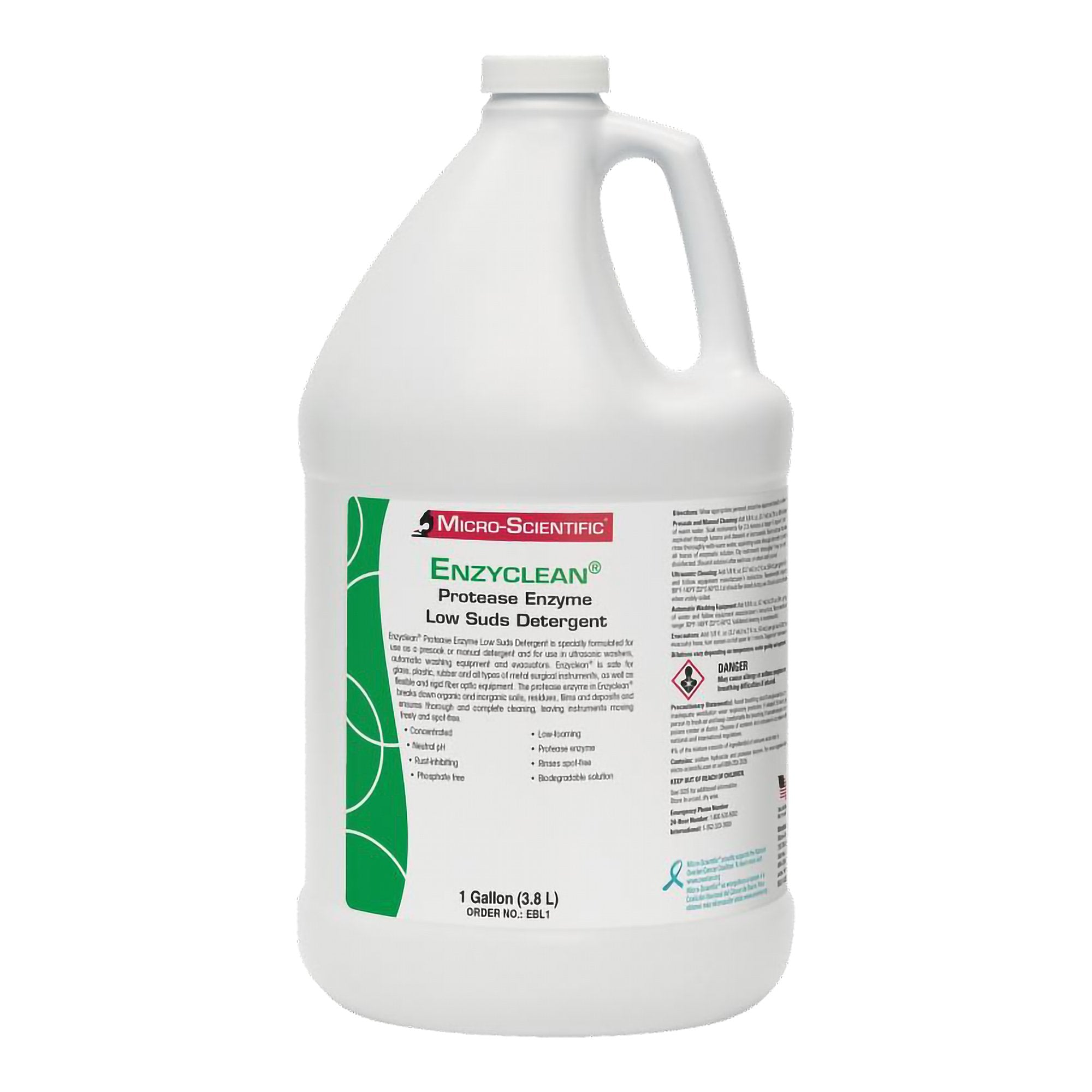 Enzyclean® Enzymatic Instrument Detergent Liquid Concentrate 1 gal. Ju ...