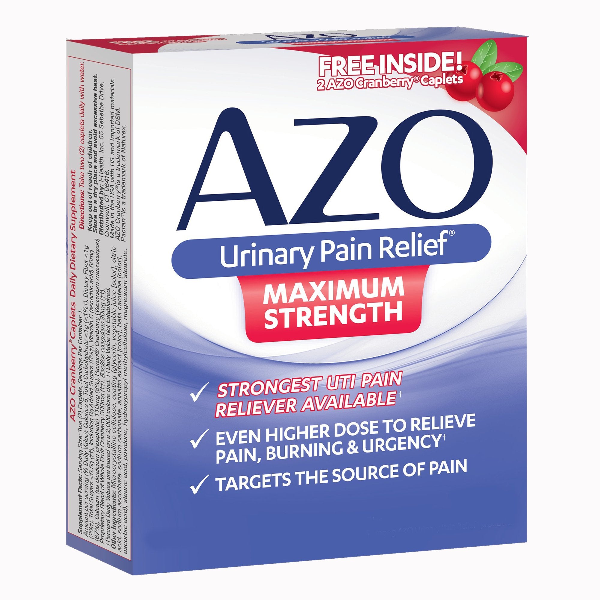 AZO® Maximum Strength Urinary Pain Relief 99.5 mg Strength Phenazopyri ...
