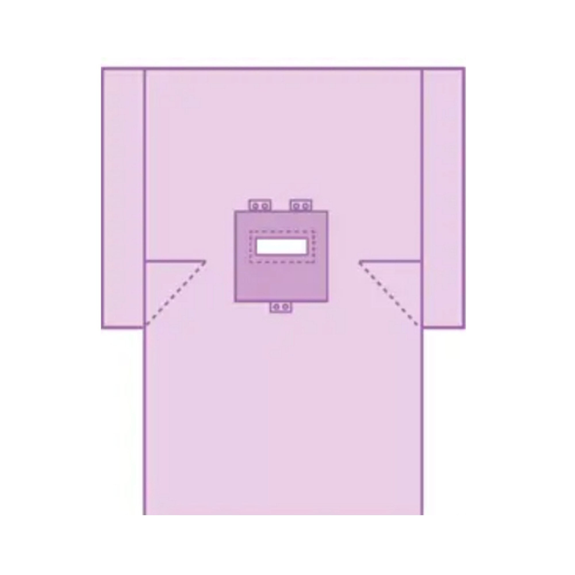 Cardinal Abdominal Drape Transverse Laparotomy Drape 100 W X 77 W X 12 ...