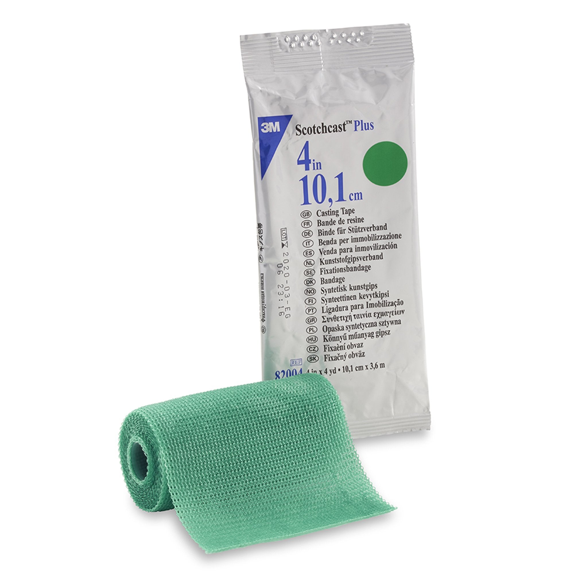 3M™ Scotchcast™ Plus Cast Tape 4 Inch X 12 Foot Fiberglass / Resin Gre ...