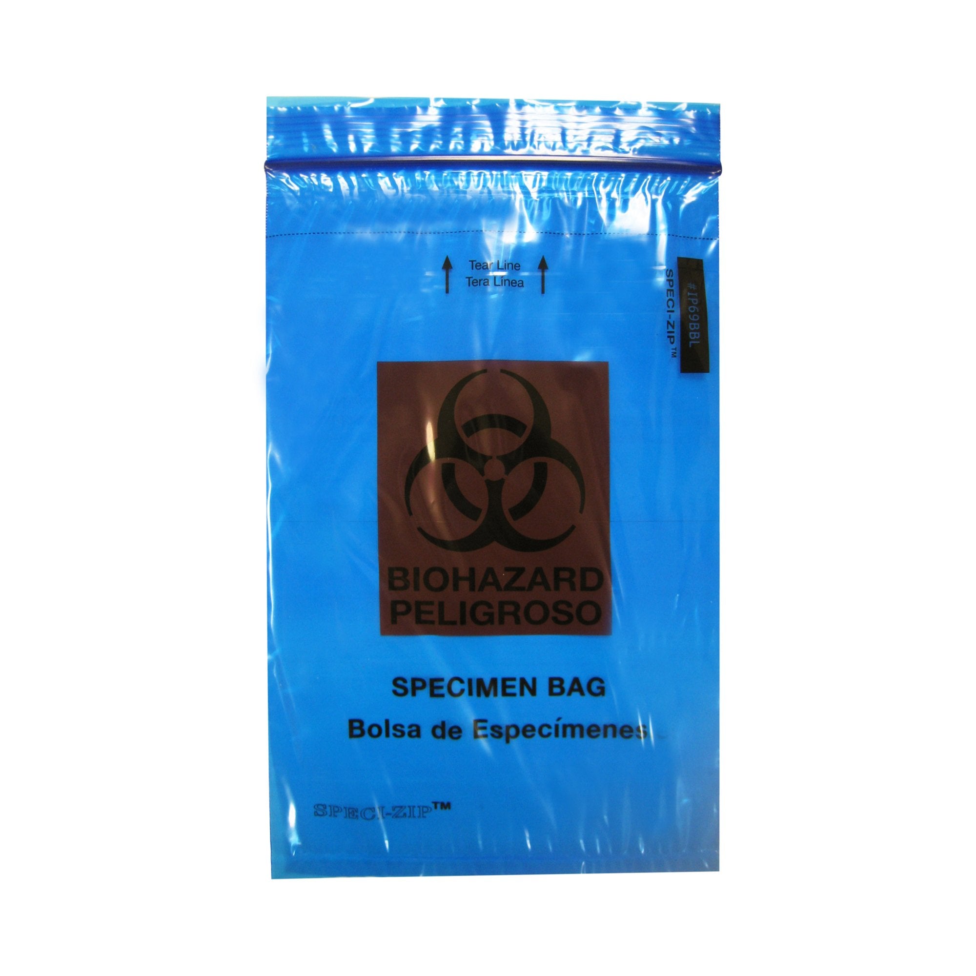 Speci-Zip® Specimen Transport Bag with Document Pouch 6 X 9 Inch Zip C ...