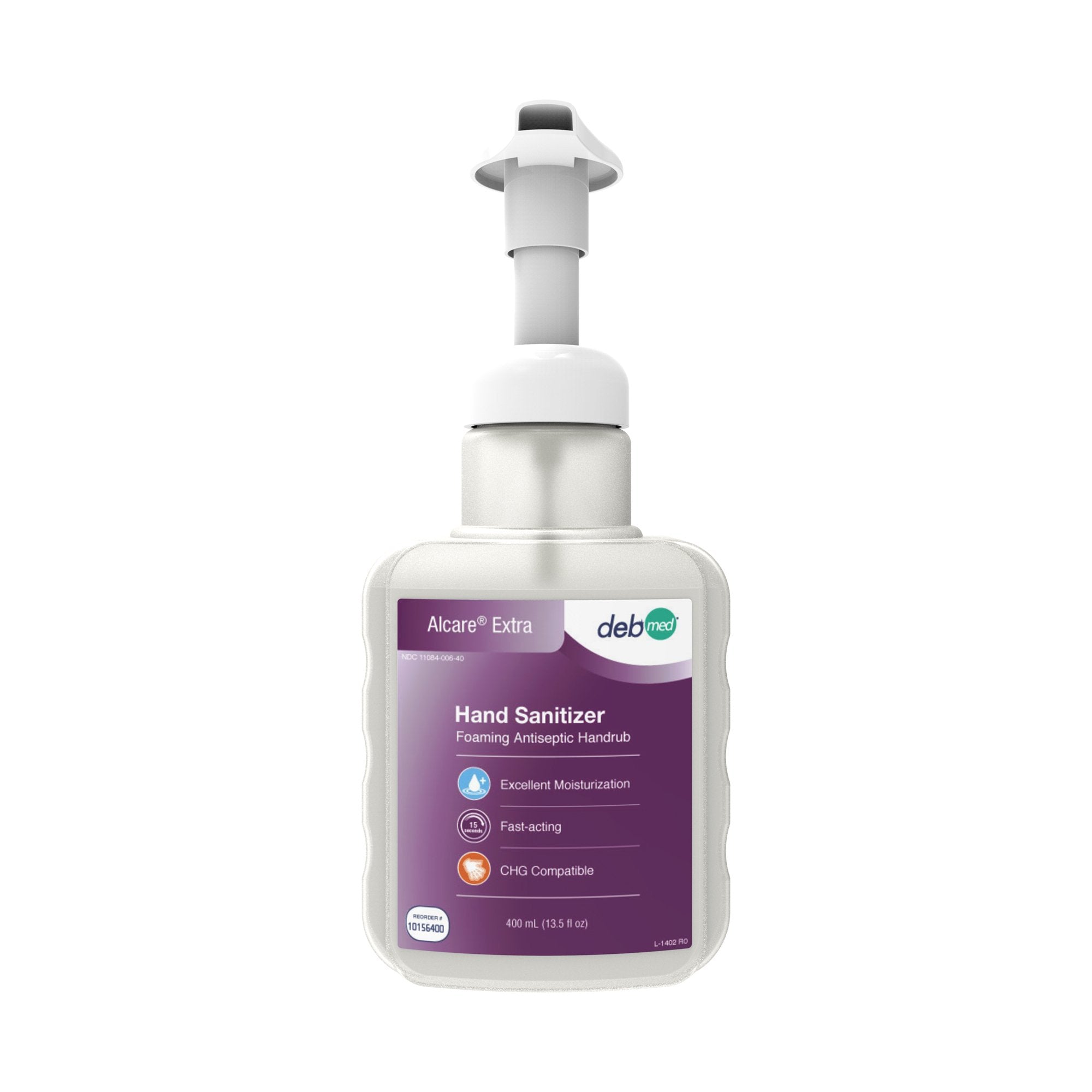 Alcare® Extra Hand Sanitizer 400 mL Ethyl Alcohol Foaming Pump Bottle ...