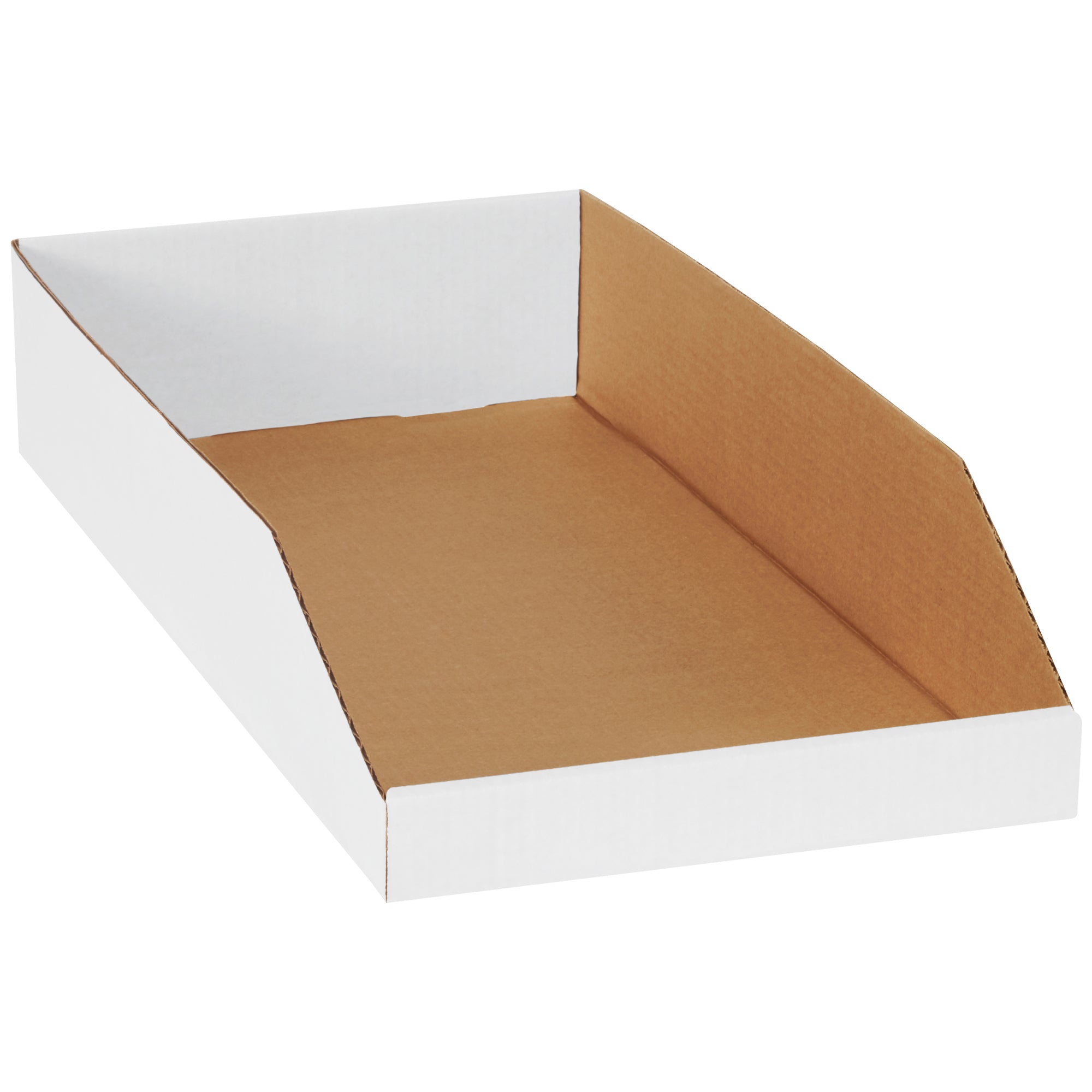 12 x 24 x 4 1/2" White Bin Boxes (BINMT1224) Bundle Of 50 – GoodEarth ...