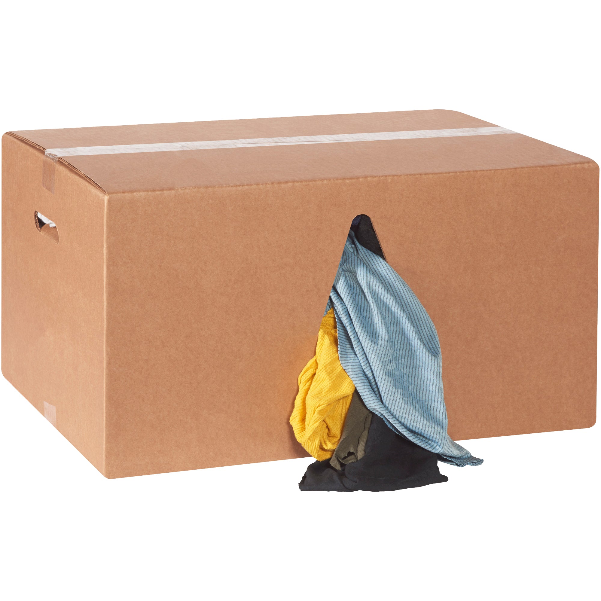 Box of Rags - Colored T-Shirt Rags - 25 lb box (BR114) Case Of 220 ...
