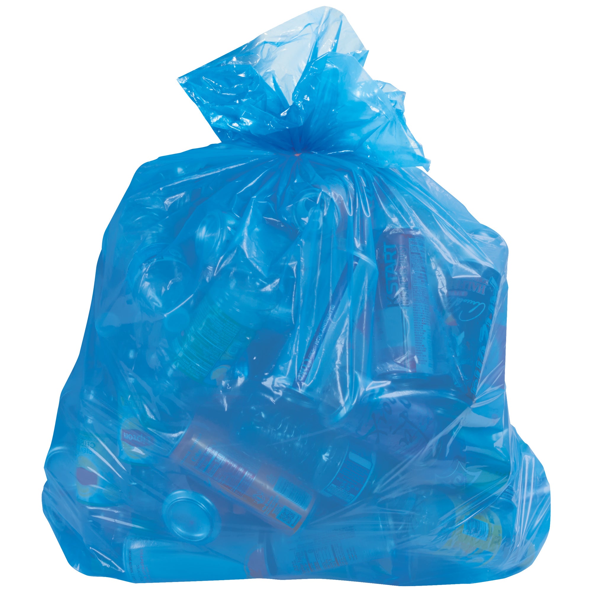 Blue Recycling Trash Liner - 33 Gallon, 1.5 Mil. (CL8006) Case Of 100 ...