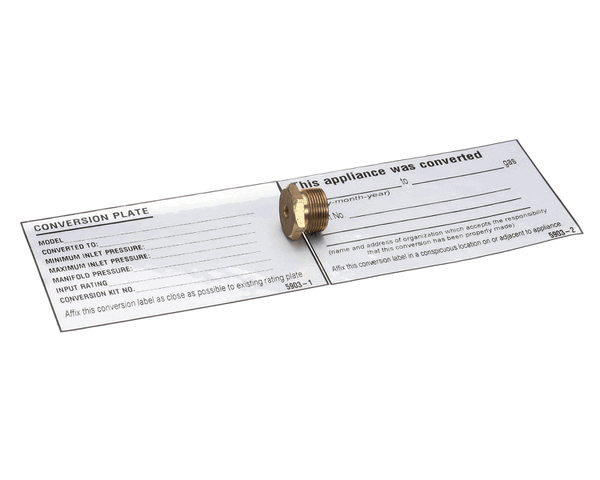 Crown Steam 5932-15 Natural Gas Conversion Kit For (CRWN5932-15) Each ...