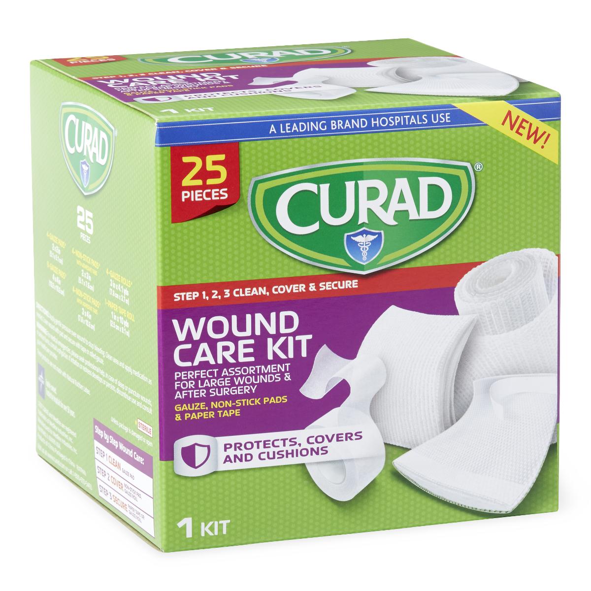 CURAD Wound Care Kit, 1 BX (CUR1625V1H) Box of 1 – GoodEarth Products