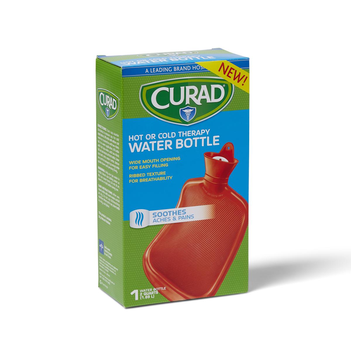 CURAD Hot/Cold Therapy Water Bottle, 2 qt., 1 BX (CUR964H) Box of 1 ...