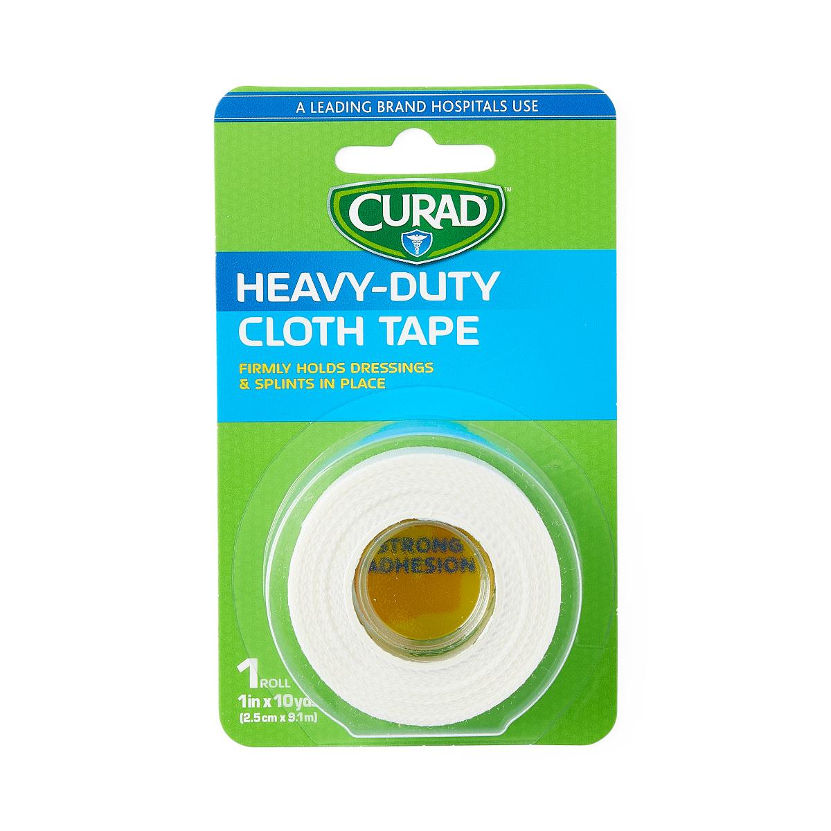 CURAD Heavy-Duty Cloth Tape, 1" x 10 yd., 24/CS (CUR26101C) Case of 24 ...