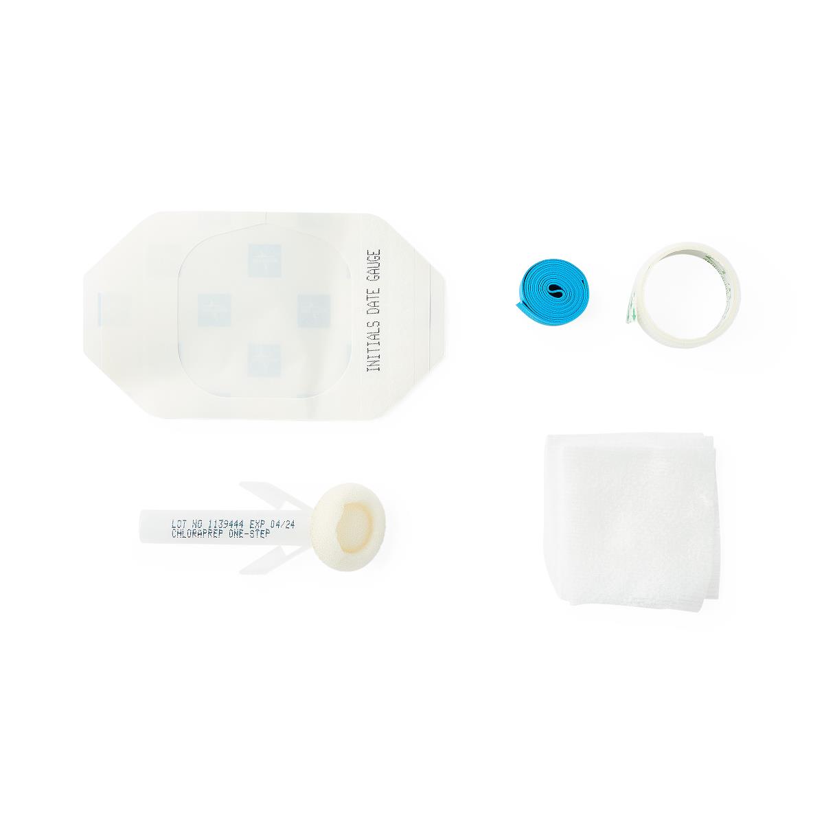 6-Piece IV Start Kit with 1 ChloraPrep Applicator, SureSite Window Dre ...
