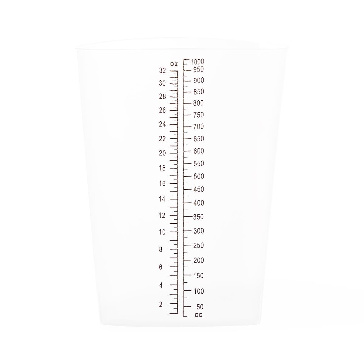 Graduated Triangular Intake/Output Container, Black, 1000 mL, 200/CS ...