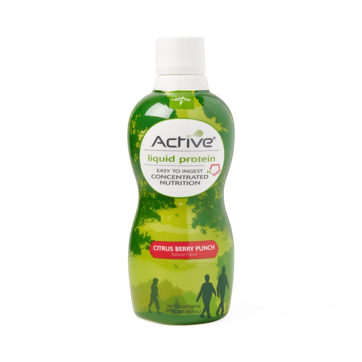 Active Liquid Protein, Berry Flavor, 15 g of Protein, 30 oz. Bottle, 4 ...