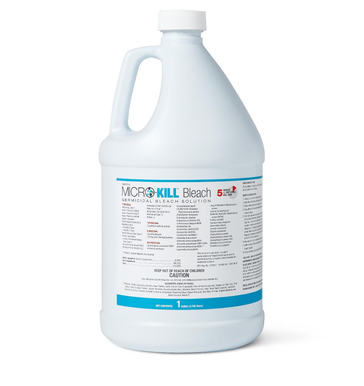 Micro-Kill Bleach Germicidal Bleach Solution, Ready-to-Use, 32 oz., 1 ...