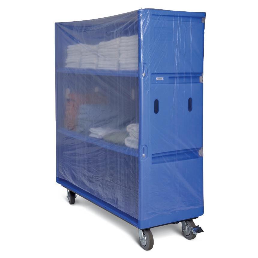 Cart Cover, Clear, 38" x 26" x 48", 0.95 Mil, Flat, 150/CS (IC6448I) C ...
