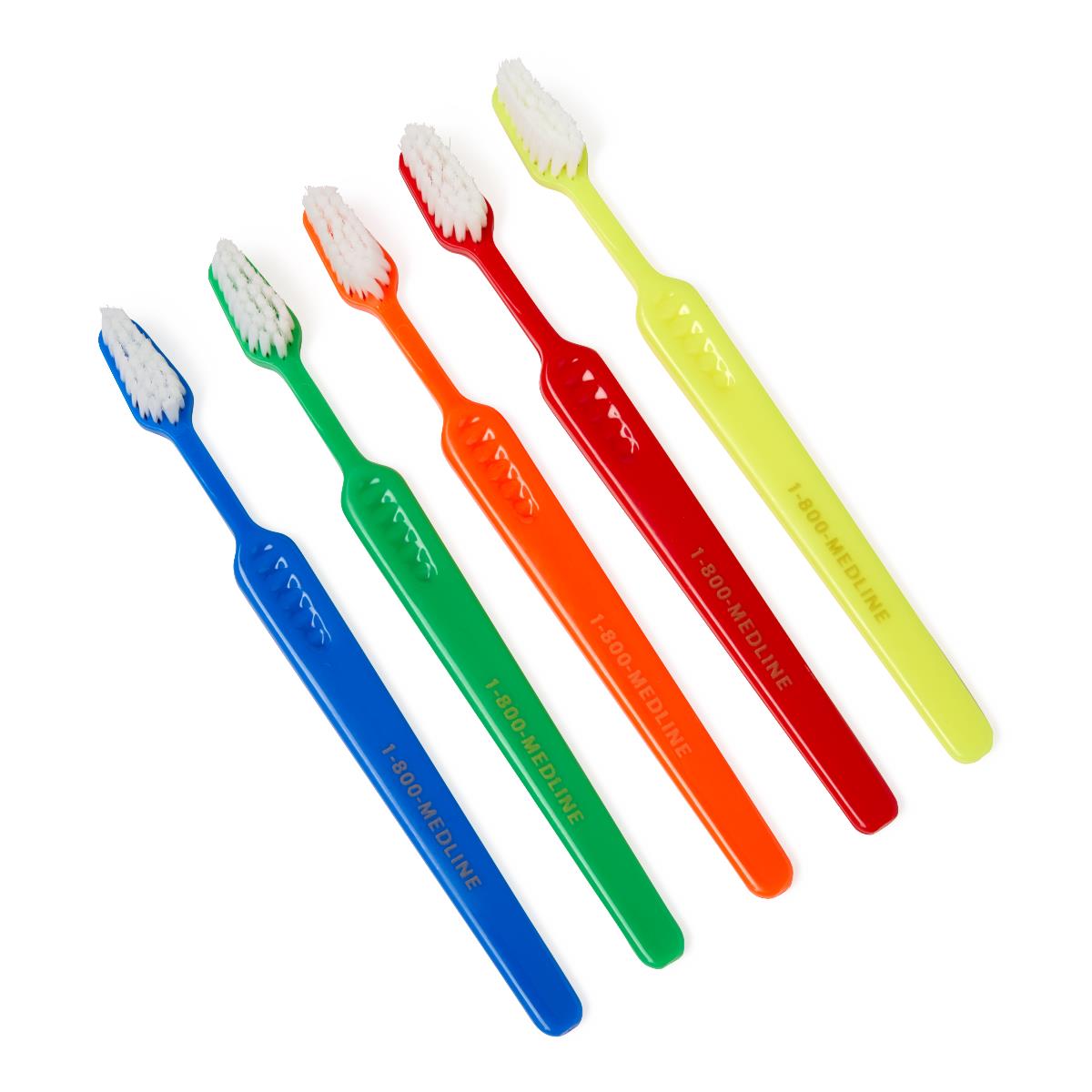 Super Soft Toothbrush, Pediatric, Variety Pack (Blue, Green, Orange, R ...