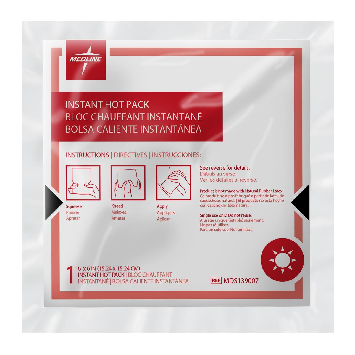 Instant Hot Pack, 6" x 6", 1 EA (MDS139007H) Each – GoodEarth Products