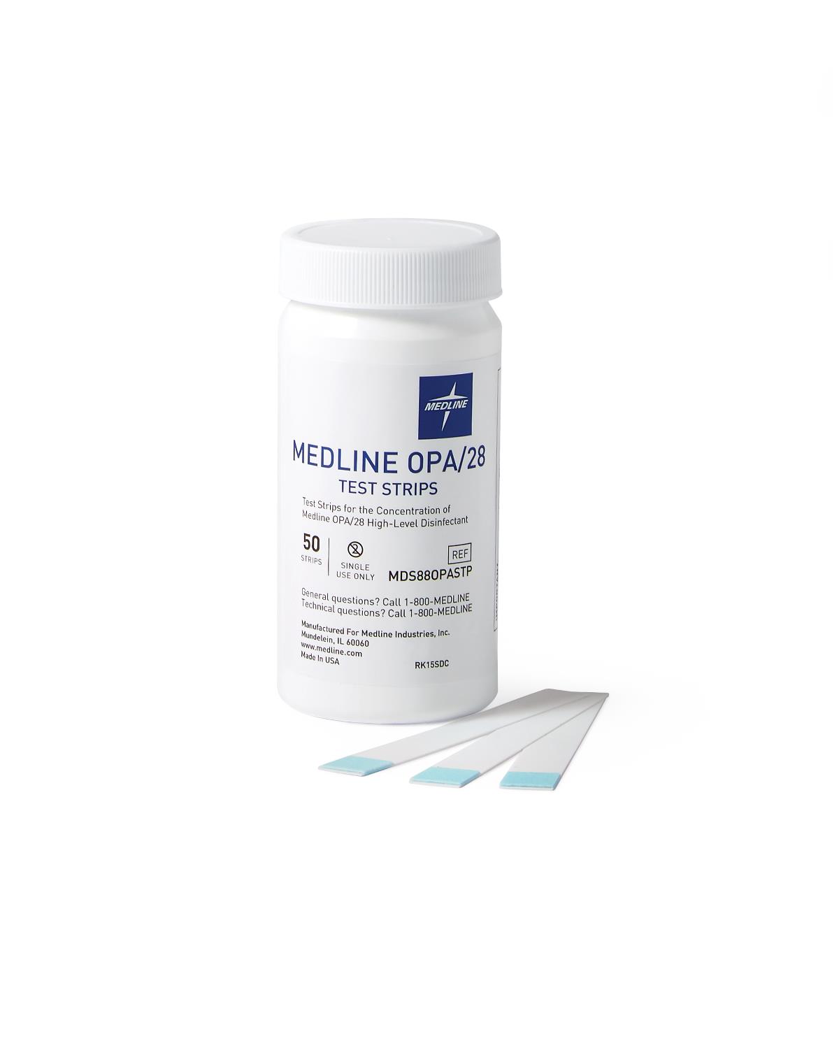 Opa Disinfectant Test Strip, 100/CS (MDS88OPASTP) Case of 100 ...