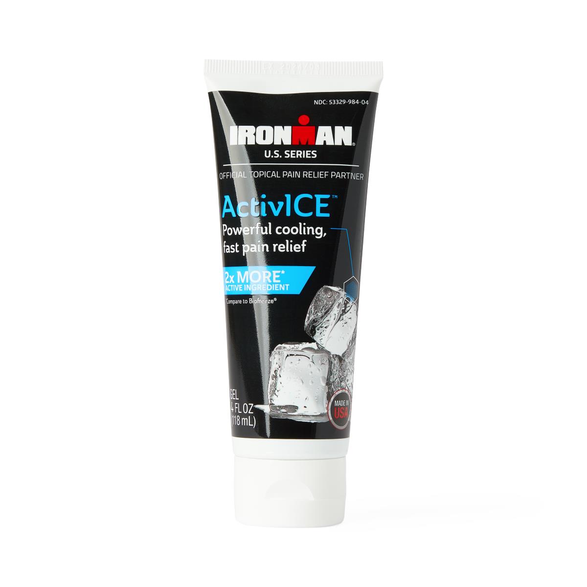 Ironman ActivICE Topical Pain Reliever, 4 oz. Gel Tube, 24/CS (MDSAICE ...