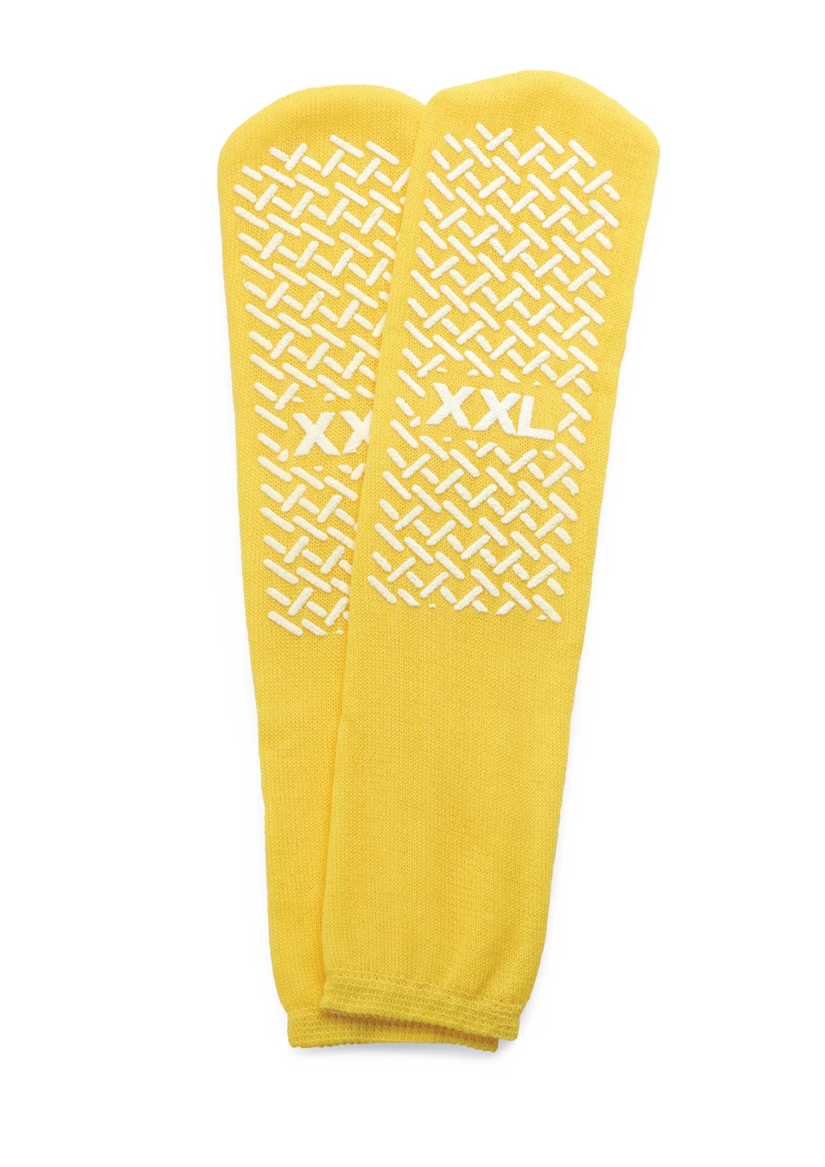 Double-Tread Patient Slippers, Yellow, Size 2XL, 48/CS (MDTPS4B06FPY ...