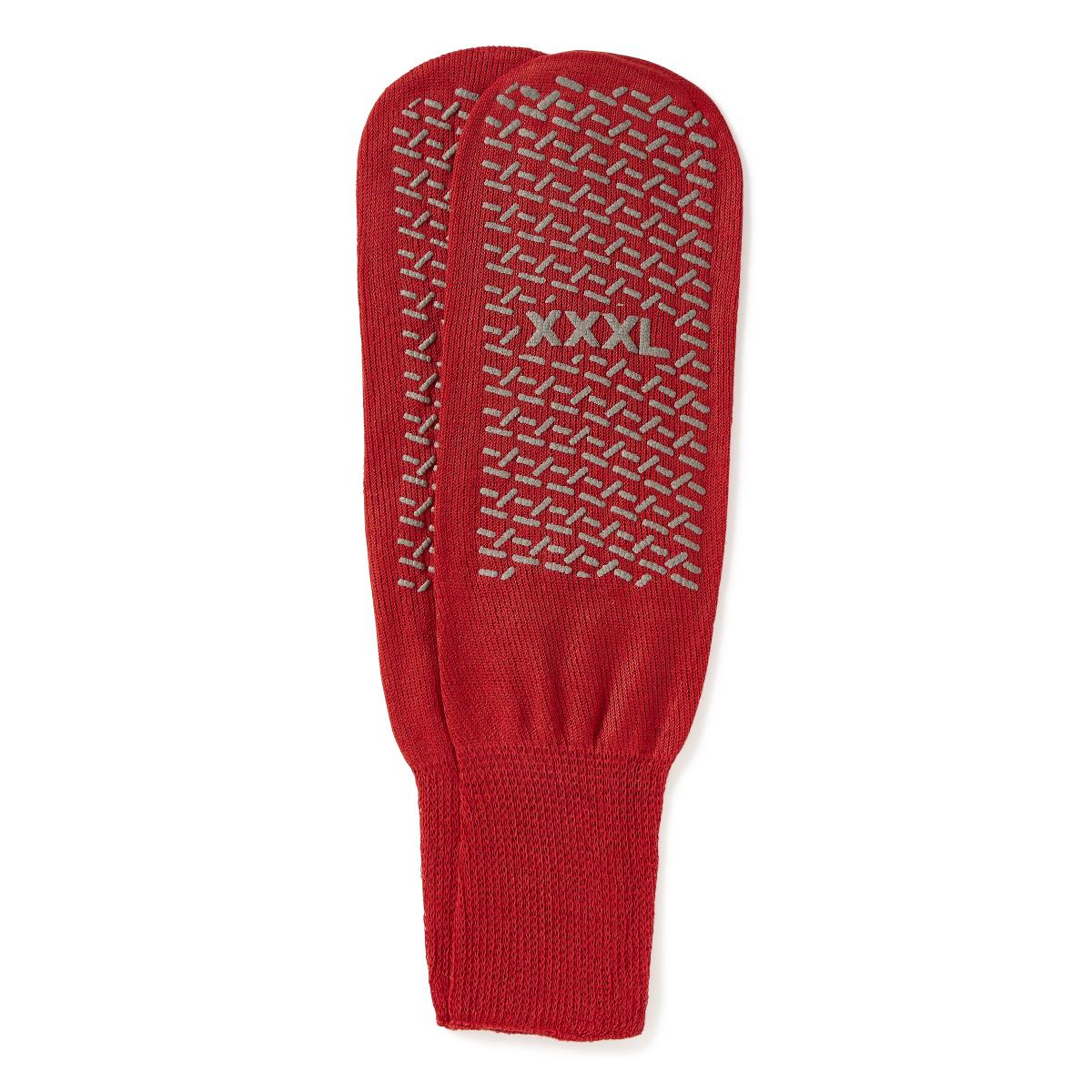 Double-Tread Patient Slippers, Red, Bariatric, 1/PR (MDTPS4B07FPRZ) 1 ...