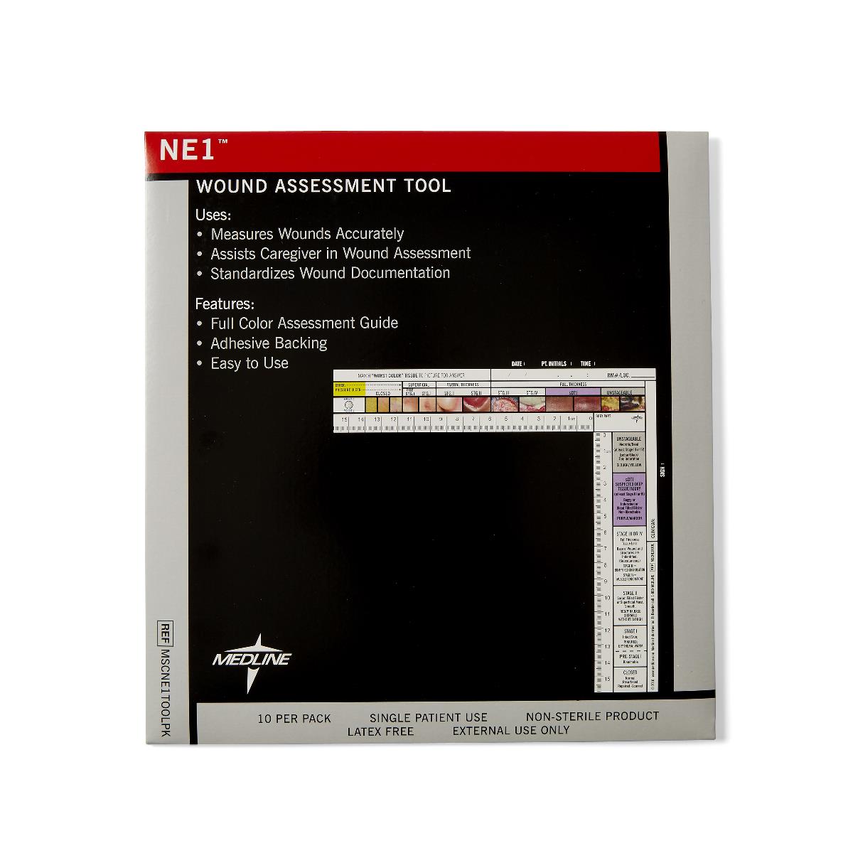 NE1 Wound Assessment Tool, 10 per Box, 10/PK (MSCNE1TOOLPK) Pack of 10 ...