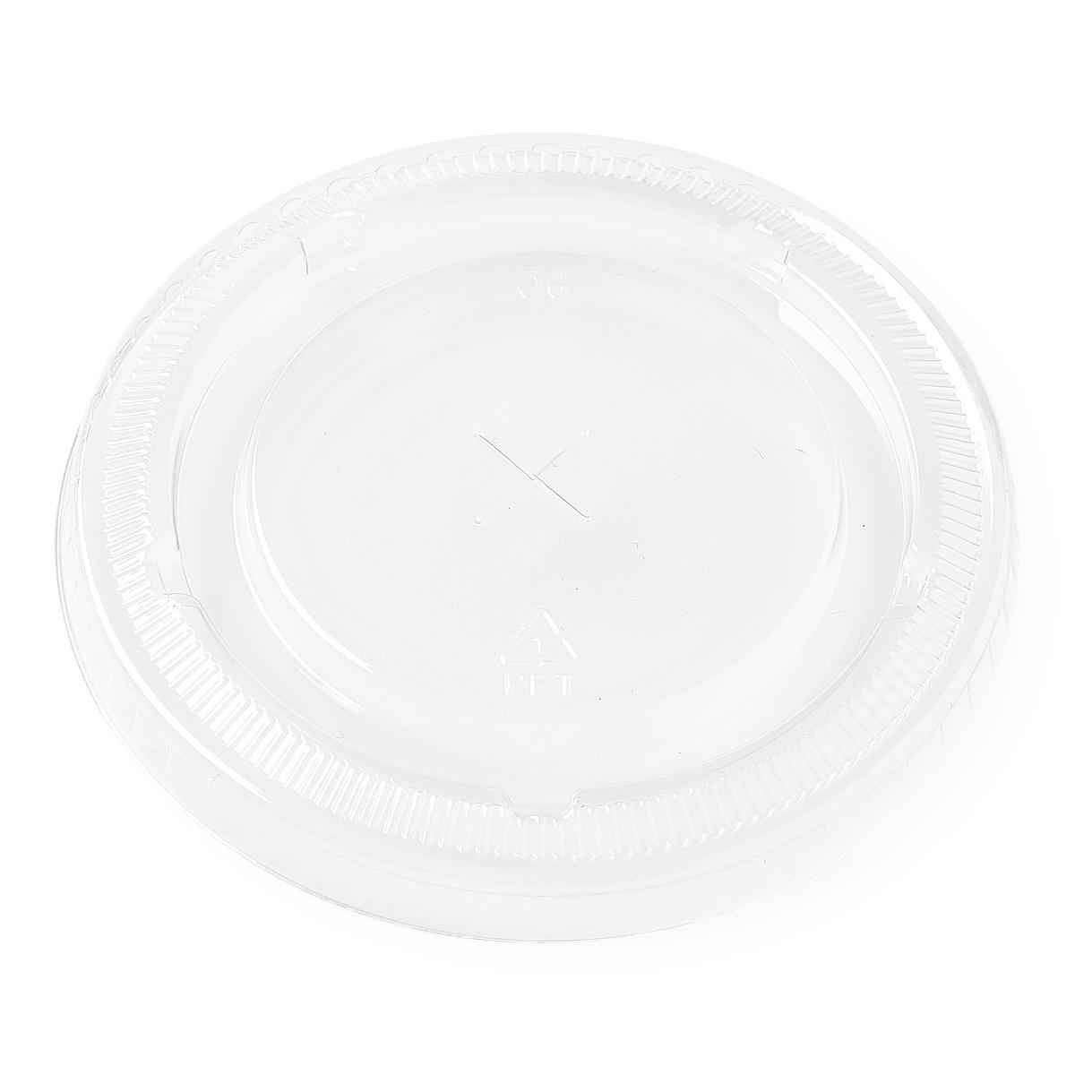 Plastic Translucent Lid with Straw Slot for 10 oz. Plastic Cup, 1000/C ...