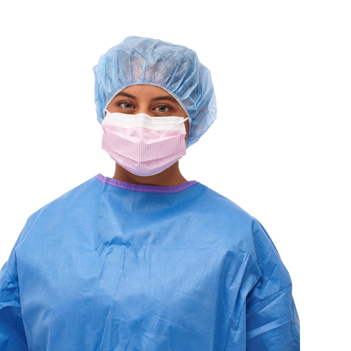 ASTM Level 3 Procedure Face Mask with Ear Loops and Cellulose Inner/Ou ...