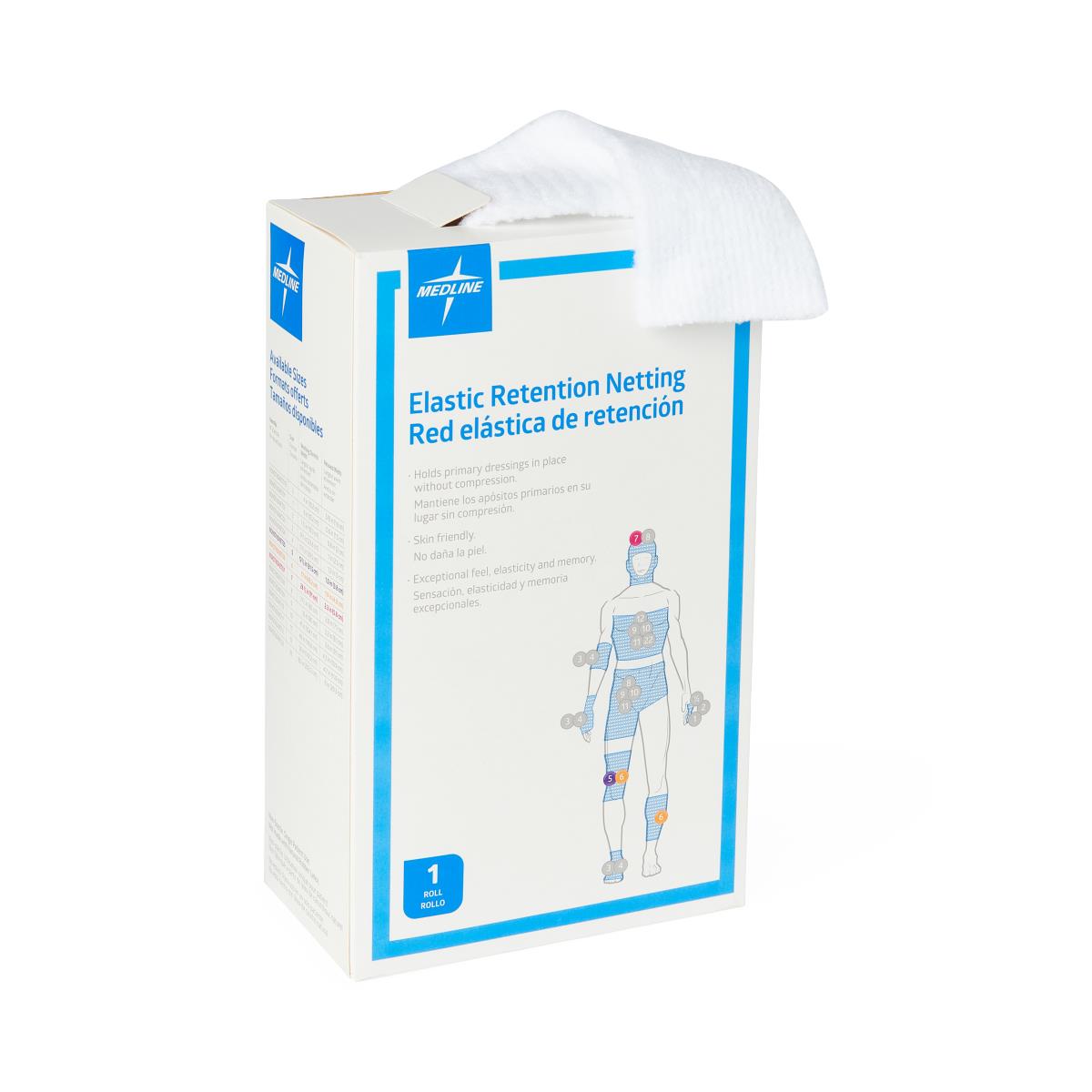 Stretch Tubular Elastic Dressing Retention Net, Size 5 (12" x 25 yd ...