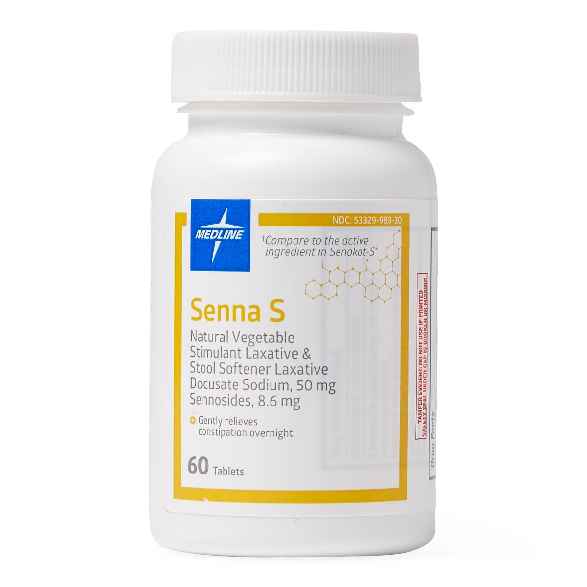 Senna-S Tablets, 60/Bottle, 1 BT (OTCM00011H) 1 Bottle – GoodEarth Products