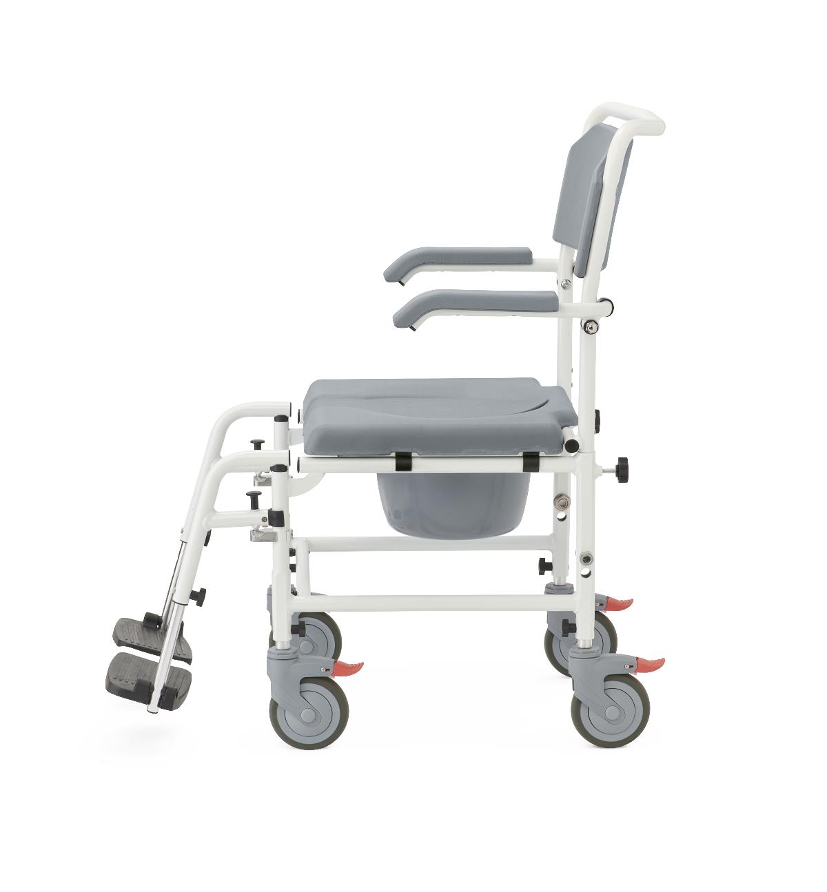 Aluminum Shower Commode Transport Chair, 1 EA (G1-504WCPX1) Each ...