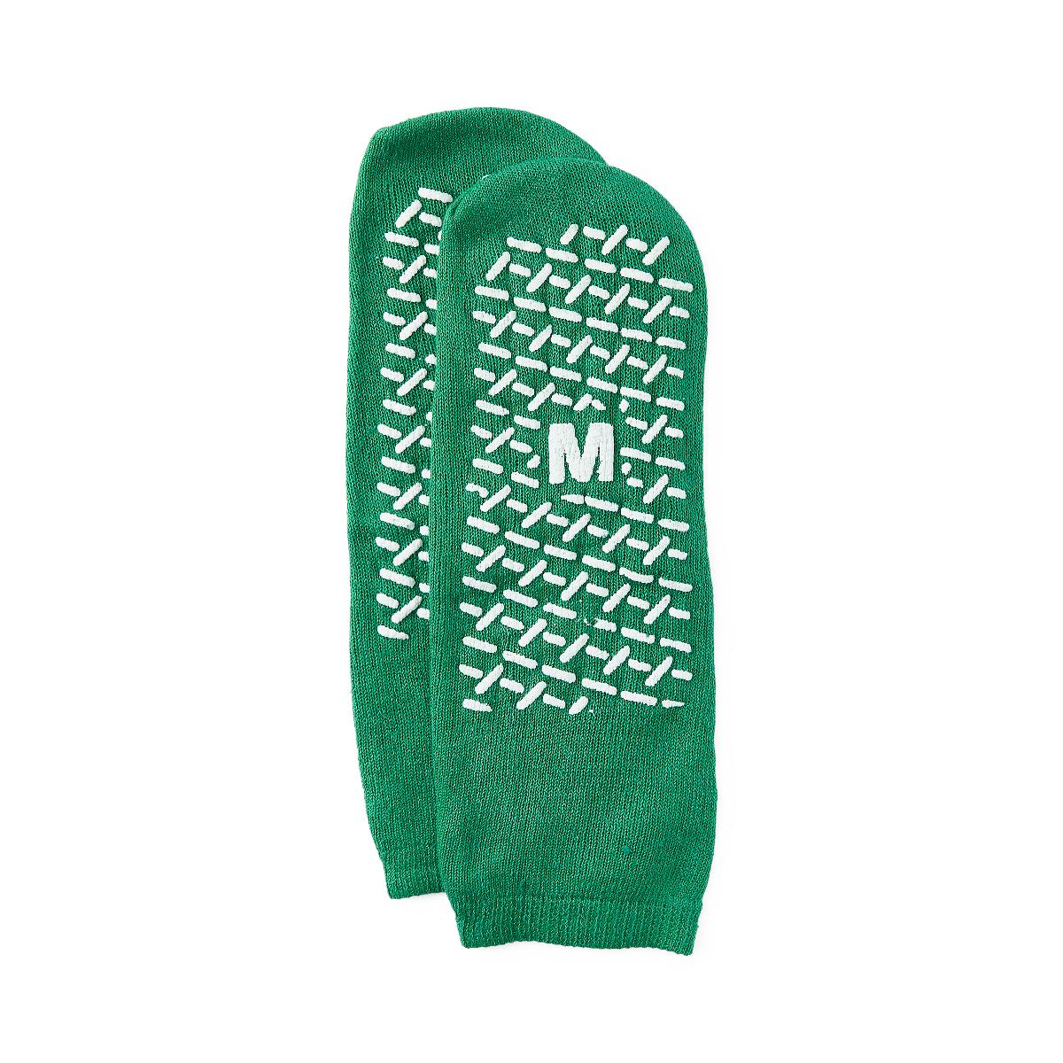 Single-Tread Patient Slippers, Green, Size M, 48/CS (MDT211218MI) Case ...