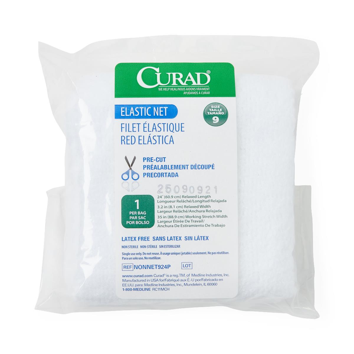 Precut Elastic Dressing Retainer Net, Size 9, 35"W x 24"L, 1 EA (NONNE ...